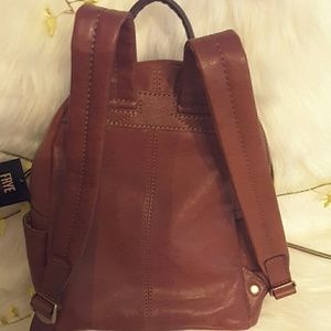 Frye | Bags | Frye Genuine Leather Backpack Front Split | Poshmark